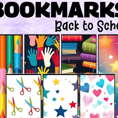 Set Of 8 2x6 Colorable Self Love Affirmation Bookmarks Coloring