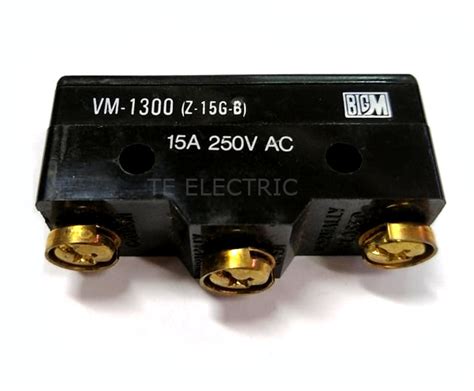 Bigm Vm 1300 Limit Switch Micro Switch With Small Button 15a 250vac Shopee Malaysia