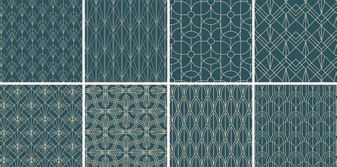 Free Download Art Deco Geometric Patterns Behance
