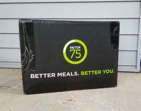 Factor 75 Meal Delivery Box Review October 2018 Msa