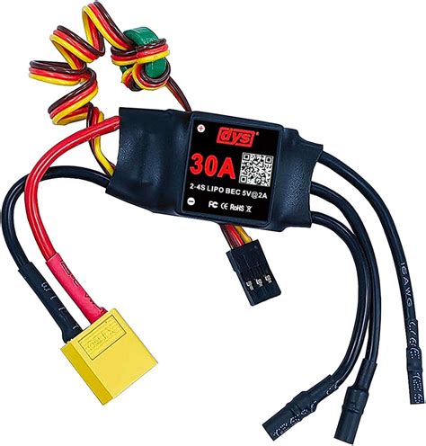 Dys 12a 20a 30a 40a 50a 60a 80a 100a 2 6s Brushless Esc With 5v6a Bec With Xt
