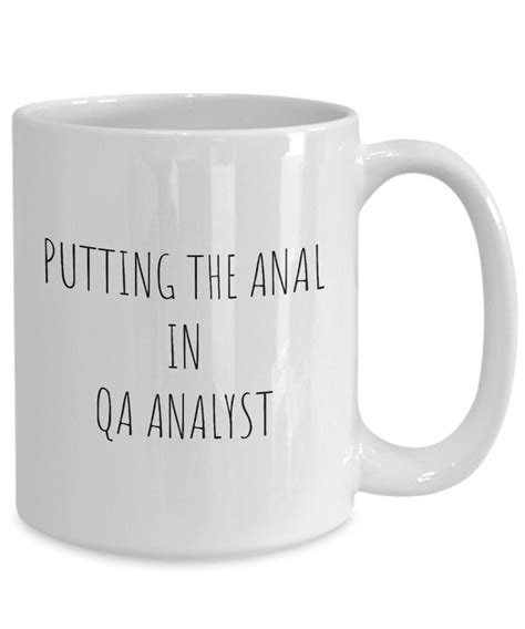 funny qa analyst mug rude quality assurance analyst cup adult humor