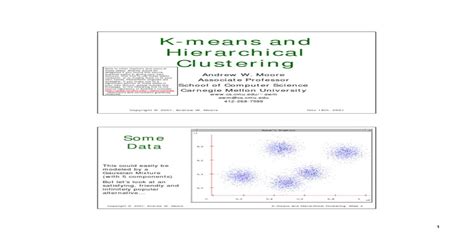pdf 2001 k means and hierarchical clustering slides dokumen tips