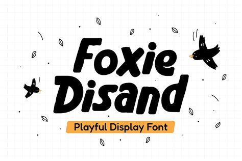 Foxie Disand Playful Font A Font By Imoodev Creative Market