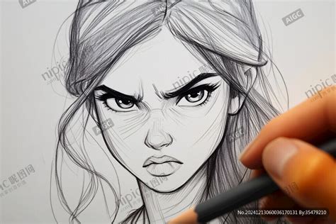 Ai创作图原创手绘头 写实人物手绘 手绘头像设计 铅笔画女郎 圆珠笔效果 人像q版手绘 写实人物线描 写实人物插画 卡通肖像画人物画 铅笔画效果 速描效果 创意人像设计初稿草稿 线条画人物