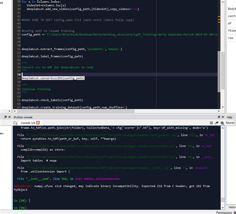 ValueError Numpy Ufunc Size Changed H5 Not Created During Label