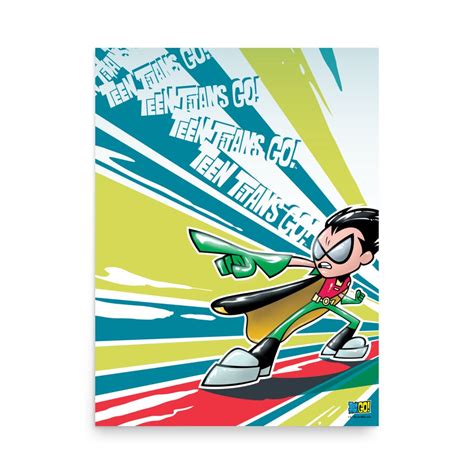 Teen Titans Go Stripes Poster Warner Bros Shop Uk
