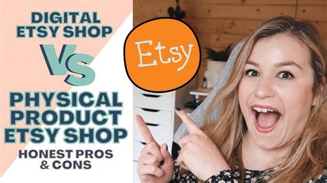 Digital Product Etsy Shop Vs Physical Product Etsy Shop