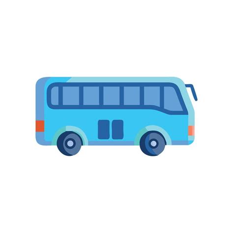 Blue Mini Bus Illustration On Black Background 60739718 Vector Art At Vecteezy