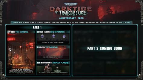 Warhammer 40000 Darktide Will Receive A Two Part Update The Traitor