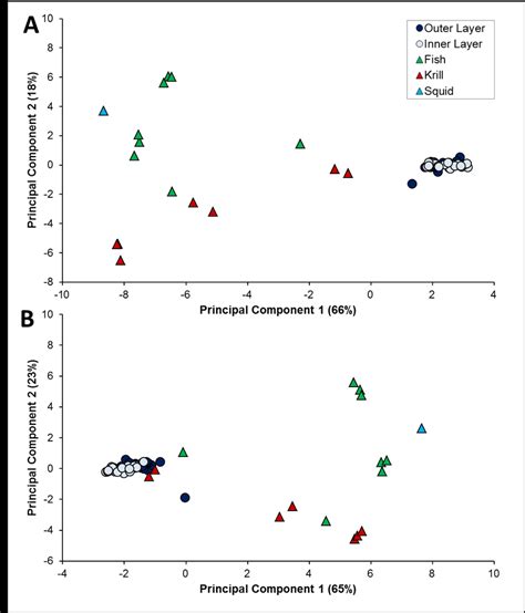 5 Principal Component Plot For Samples Of Inner And Outer Blubber