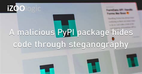 A Malicious Pypi Package Hides Code Through Steganography