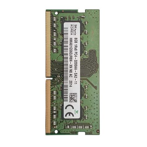 Memoria Notebook 8Gb Ddr4 3200 Sodimm HMA81GS6CJR8N-XN - Memorias Online