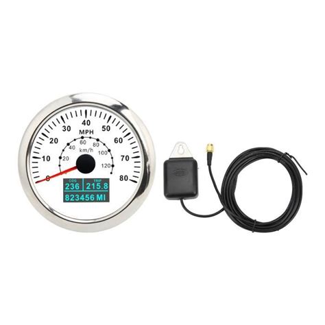 Dioche compteur kilométrique Compteur de vitesse GPS universel 85 mm