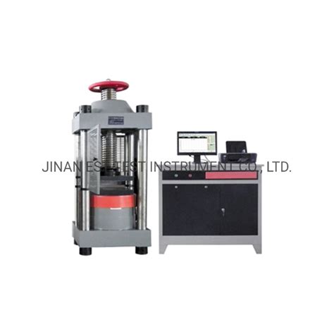 200t 2000kn Computer Control Concrete Compression Elasticity Modulus