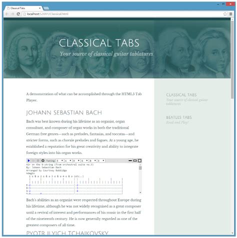 html5 guitar tab player codeproject