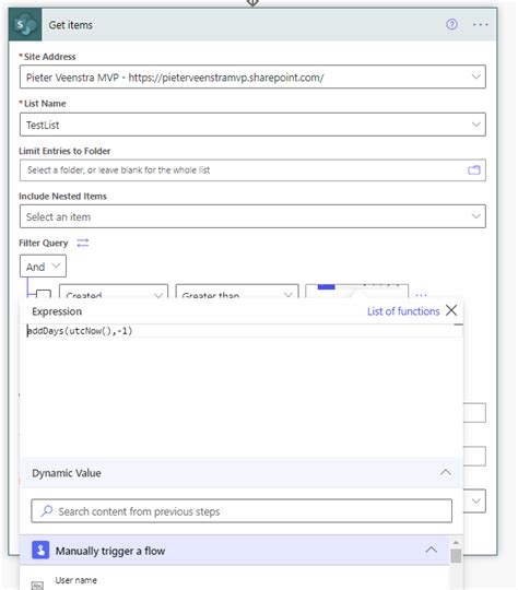 Experimental Filter Query In SharePoint Get Items In Power Automate