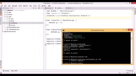how to create and use node js modules youtube