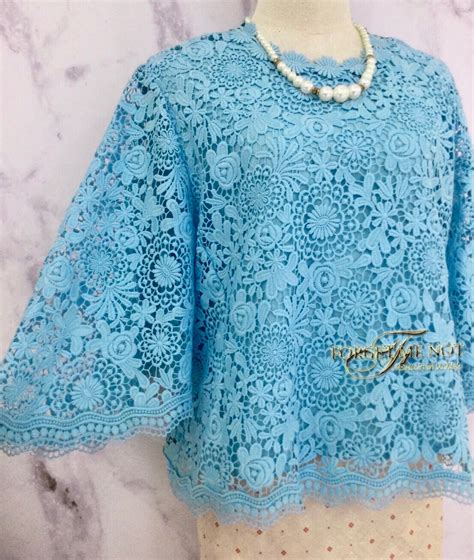 💸ราคาตัวละ 1 200 📮ส่งฟรี 🌹🌹เสื้อลูกไม้อิตาลี่ ลายกุหลาบ คอกลม แขนยาว 7 ส่วน เนื้อผ้าลูกไม้ ทอลาย