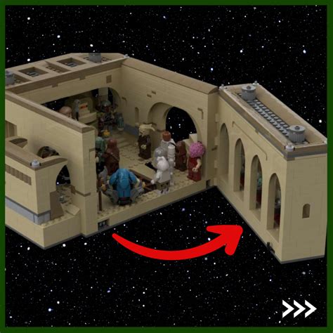Lego Moc Jabbabobas Throne Room Diorama By Debrogliebrix