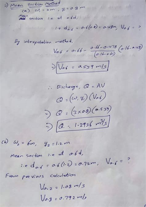 [solved] question 3 the following data were collected for two verticals