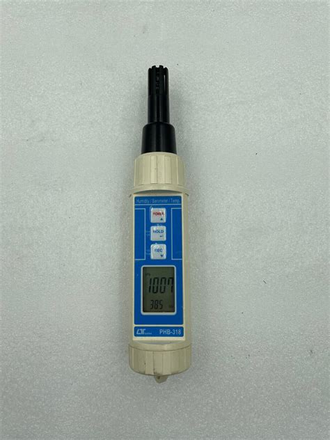 Lutron Phb 318 Humiditytemperature Meter And Barometer Novus Ferro