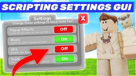 Scripting The Settings Gui Roblox Studio Simulator Guide Episode 20