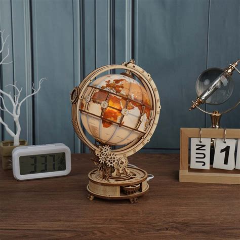Rokr Luminous Globe St003 3d Wooden Model