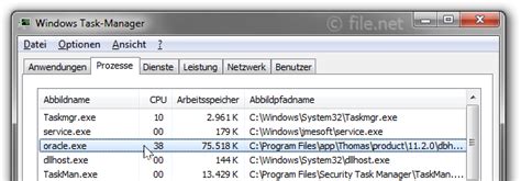 Oracle Exe Windows Prozess Was Ist Das