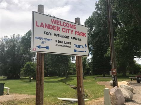 No Camping Fees Planned For Lander City Park Rules Update Coming Soon