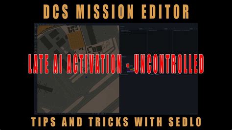 Found On Youtube Dcs Mission Editor With Sedlo Uncontrolled Ai R Tacg218