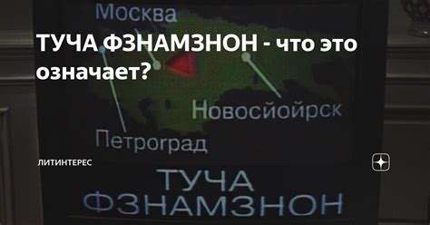 ТУЧА ФЗНАМЗНОН что это означает ЛИТИНТЕРЕС Дзен