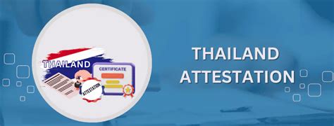 Thailand Certificate Attestation Thailand Education Certificates