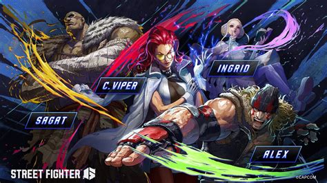 Street Fighter 6 Dlc Characters Sagat C Viper Alex And Ingrid