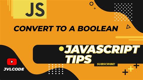 Javascript Tips In Tamil Convert To A Boolean YouTube