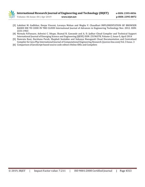 Irjet Online Programming Environment Pdf