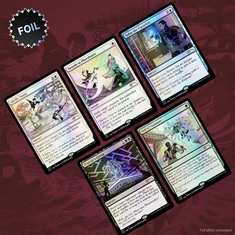 Magic The Gathering Kamigawa The Manga The Cards Foil Edition Secret Lair Magic The