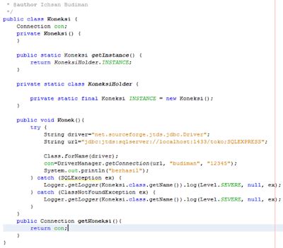 Belajar Java Koneksi Java Dengan Ms Sql Server