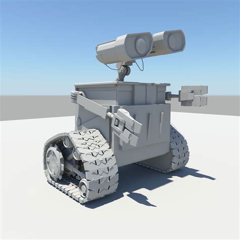 Cute Wall E 3d Model