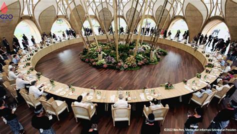 Mengenal Lebih Dekat Bamboo Dome Tempat Santap Siang Pimpinan KTT G20