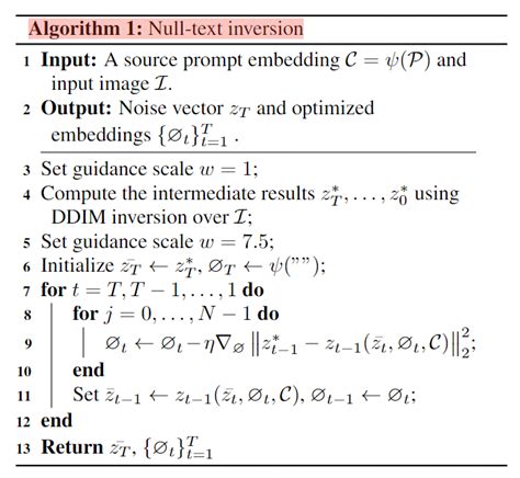 论文解析 Null Text Inversion For Editing Real Images Using Guided
