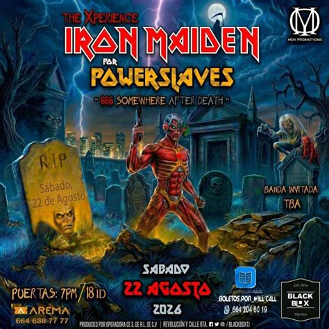 Iron Maiden Xperience En Tijuana 2026 Tributo En Black Box