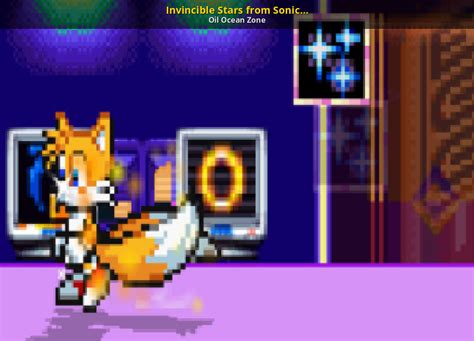 Invincible Stars From Sonic Mania Over The Starman Mod For Super Smash