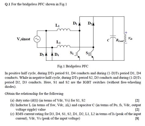 Q1 For The Bridgeless Pfc Shown In Fig1 Fig1