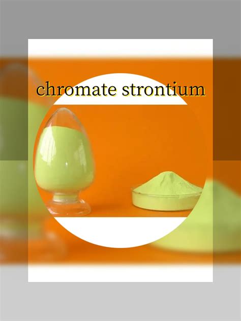 Strontium Chromate High Quality Pigment Manufacture China Yellow