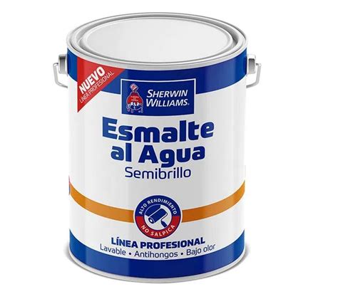 Esmalte Agua Profesional Blanco Semibrillo Galon Sherwin Williams Ferreteria Toso