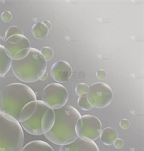 灰阶上的肥皂泡