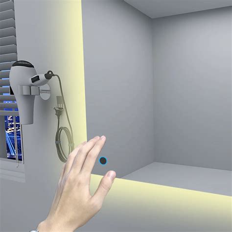 Bathroom Mirror Led Light Touch Dimmer Switches Hand Scan Sensor Switch