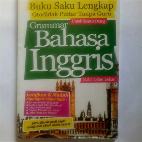 Promo Buku Saku Lengkap Otodidak Pintar Tanpa Guru Grammar Bhs Inggris