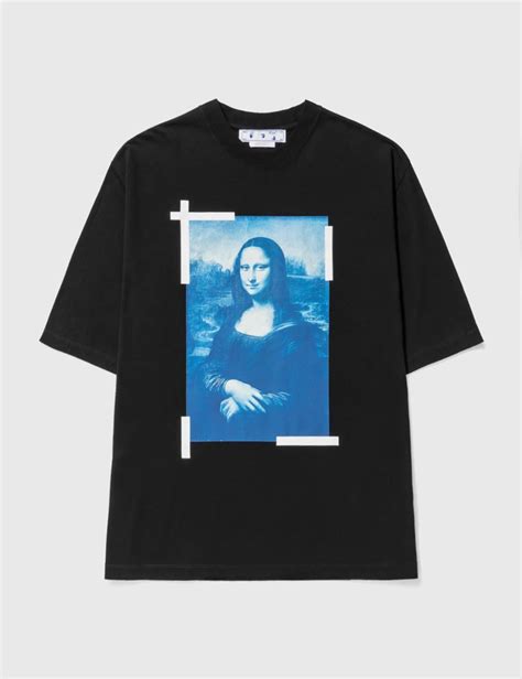 Off White Mona Lisa Over T Shirt In Black Modesens